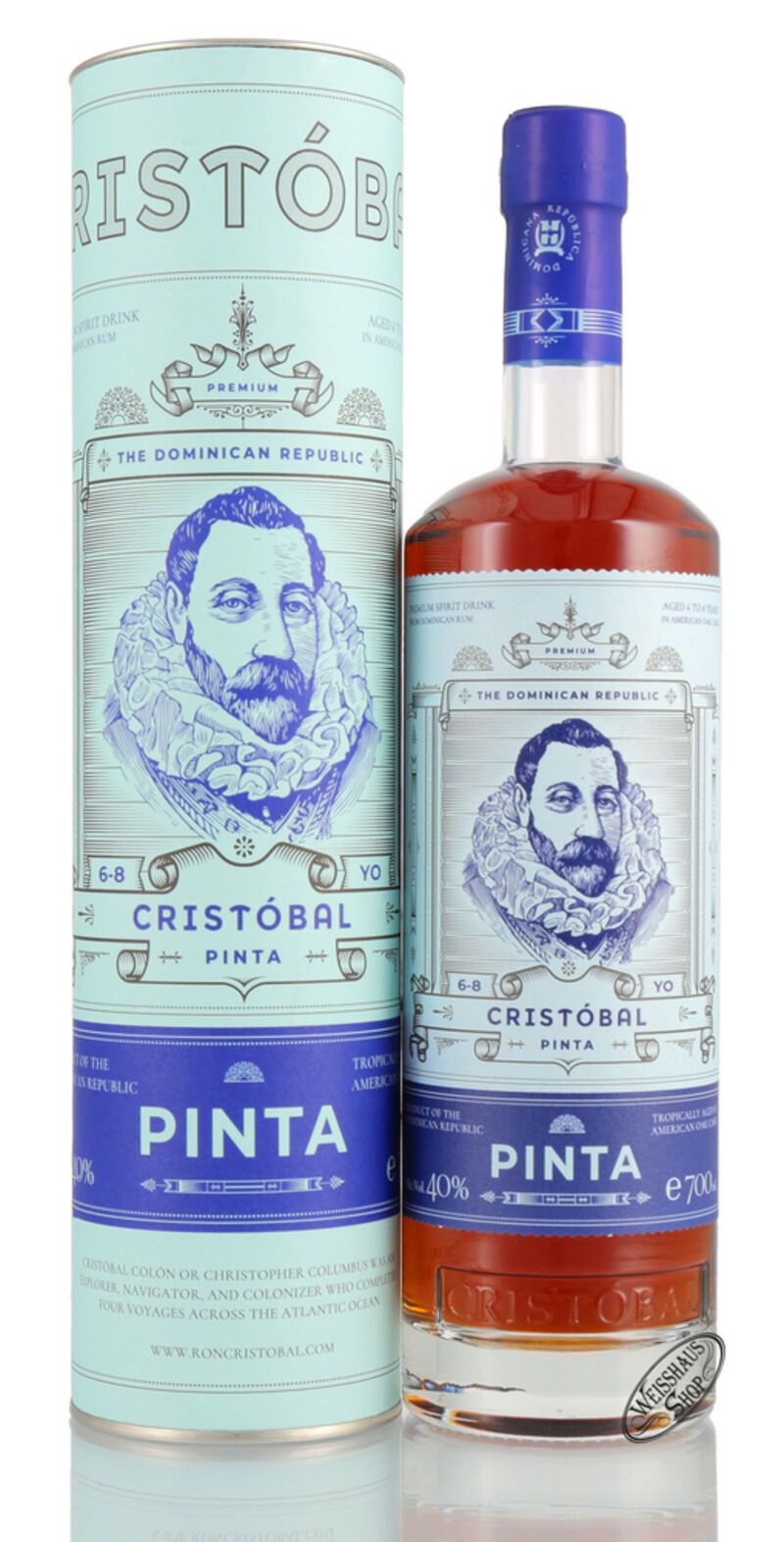 Ron Cristóbal Pinta 40% vol. 0,70l | Weisshaus Shop