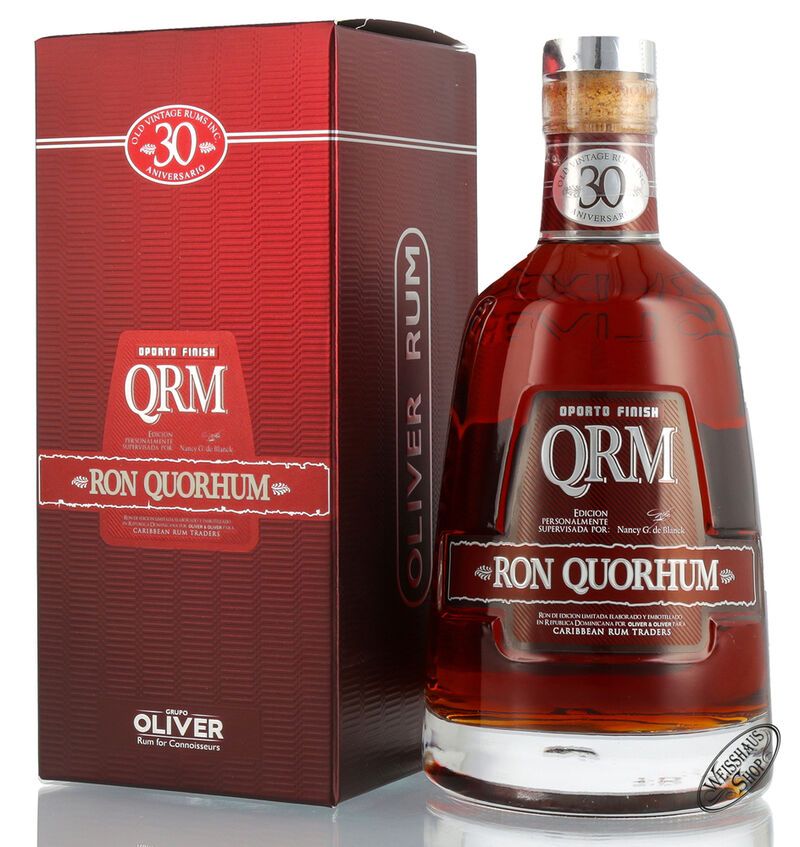 Quorhum 30 Aniversario Oporto Finished Rum 40% vol. 0,70l | Weisshaus Shop
