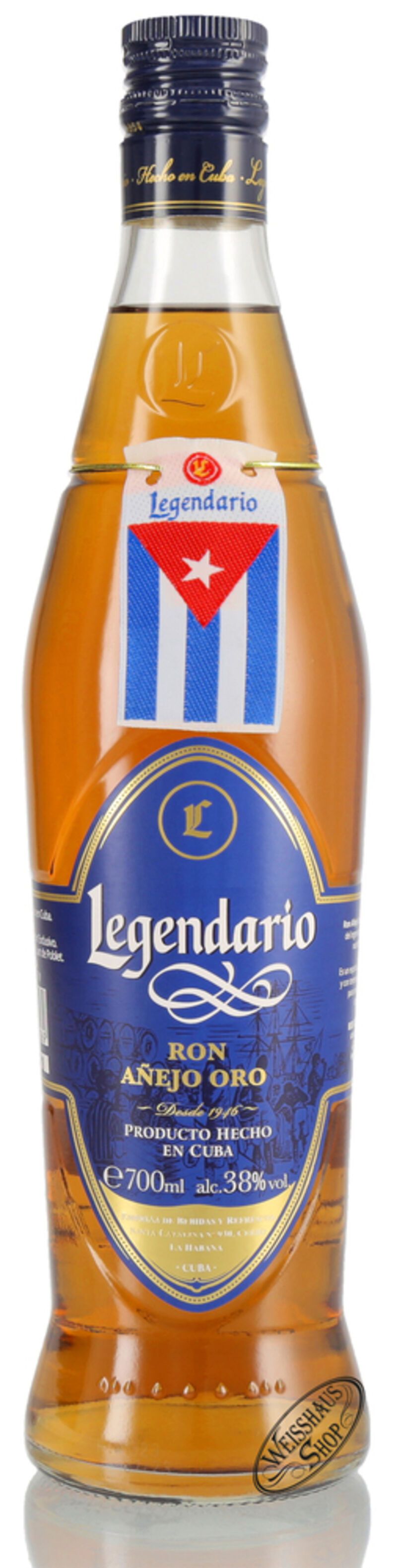 Legendario Ron Anejo 40% vol. 0,70l | Weisshaus Shop