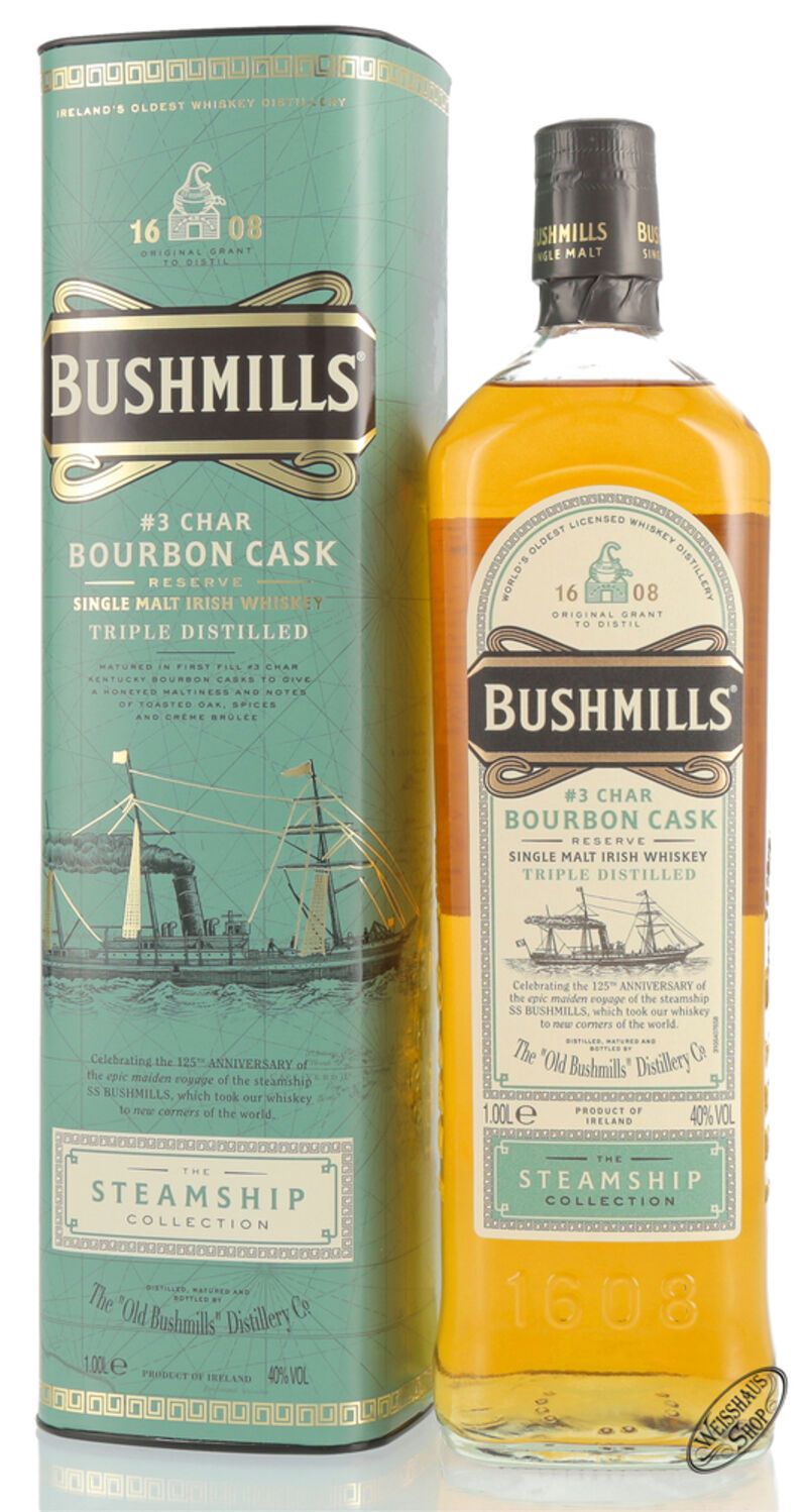 Bushmills Steamship Collection Bourbon Cask Reserve Irish Whiskey 40% ...