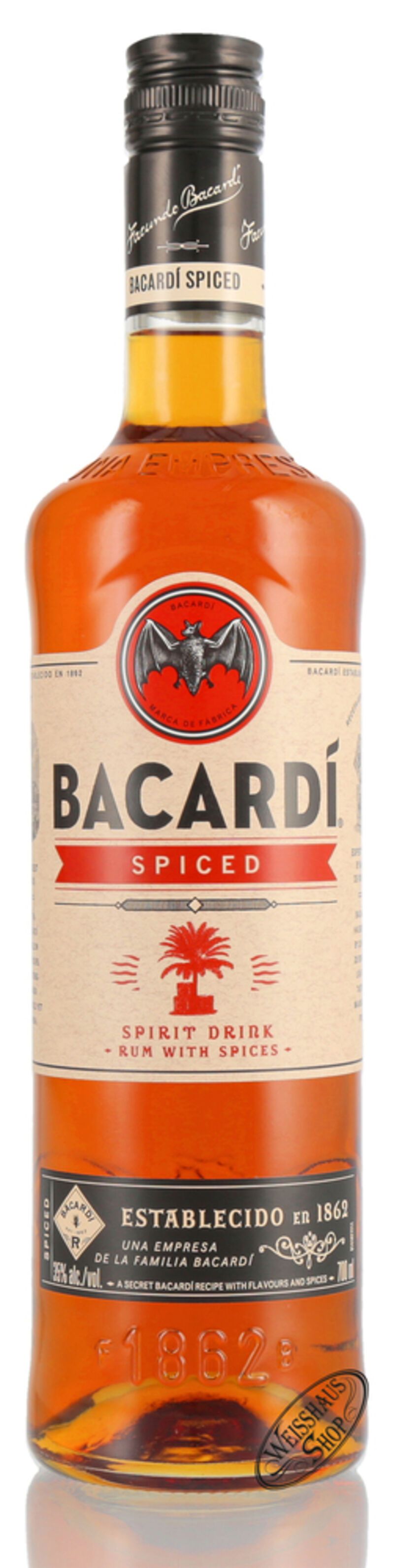 Bacardi Spiced 35% vol. 0,70l | Weisshaus Shop