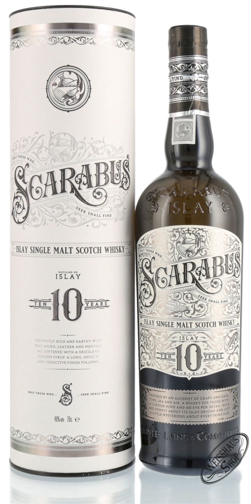 Scarabus 10 YO Islay Single Malt Whisky 46% vol. 0,70l | Weisshaus Shop