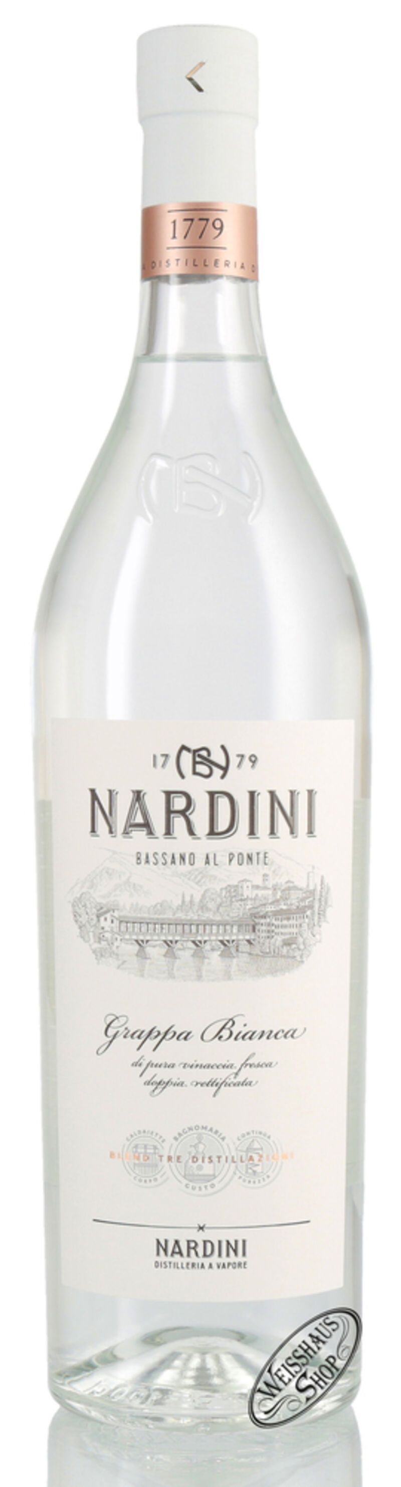 Nardini Grappa Bianca 50 50% vol. 1,0l | Weisshaus Shop