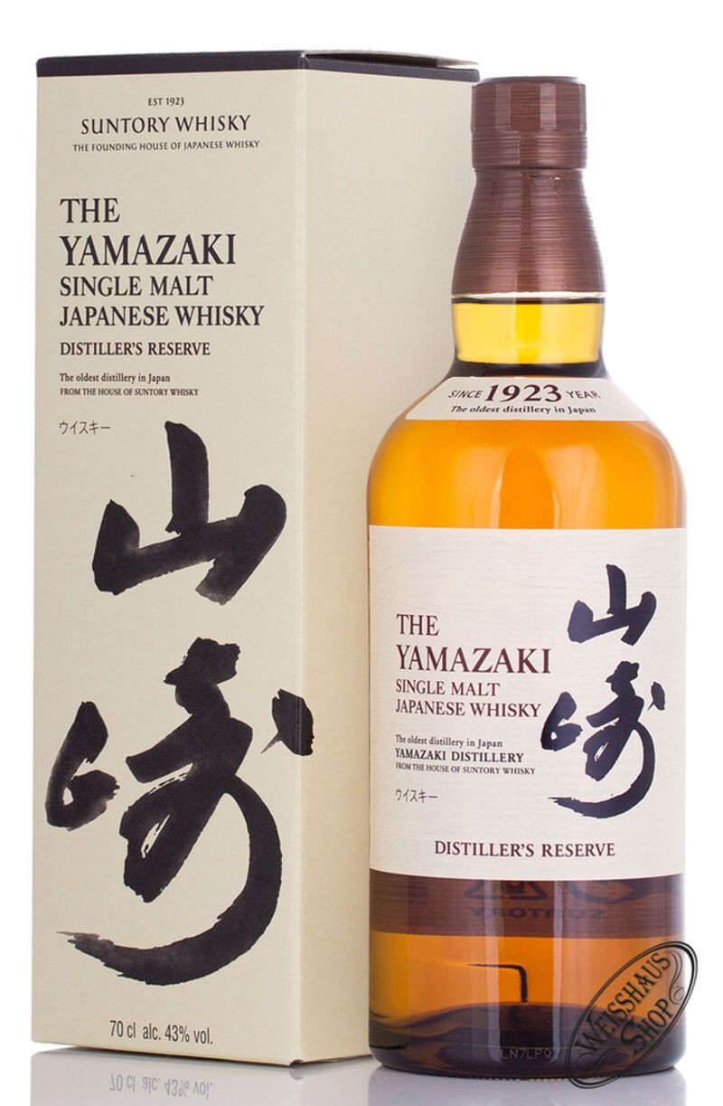 Yamazaki Distiller' s Reserve Single Malt Whisky 43% vol. 0,70l | Weisshaus Shop