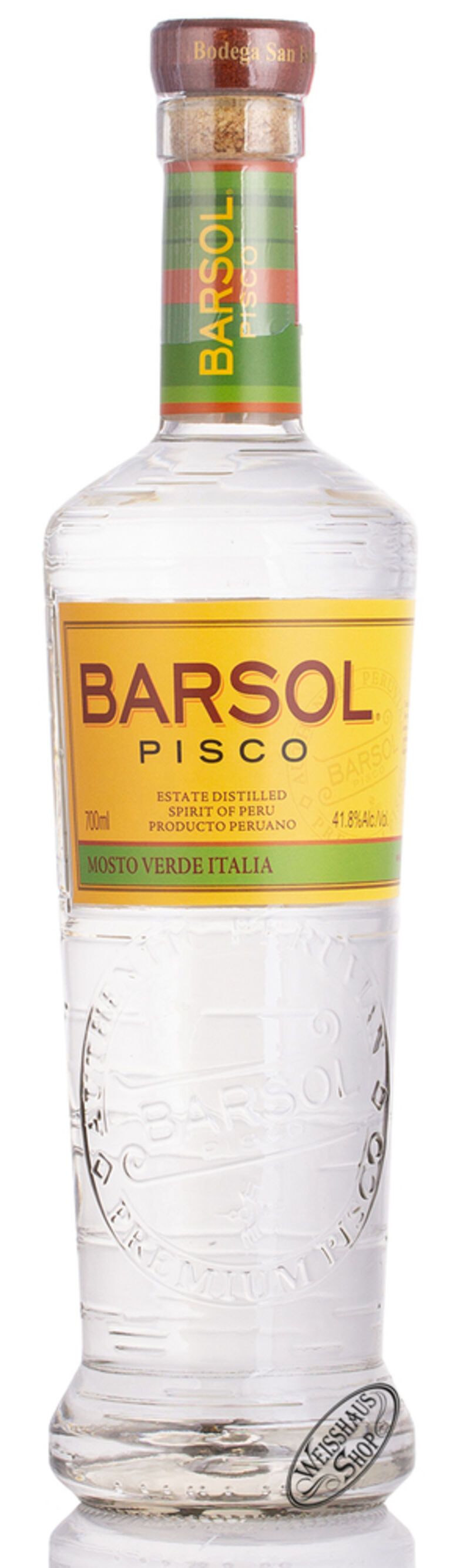 Barsol Pisco Supremo Mosto Verde Italia 41,8% vol. 0,70l | Weisshaus Shop