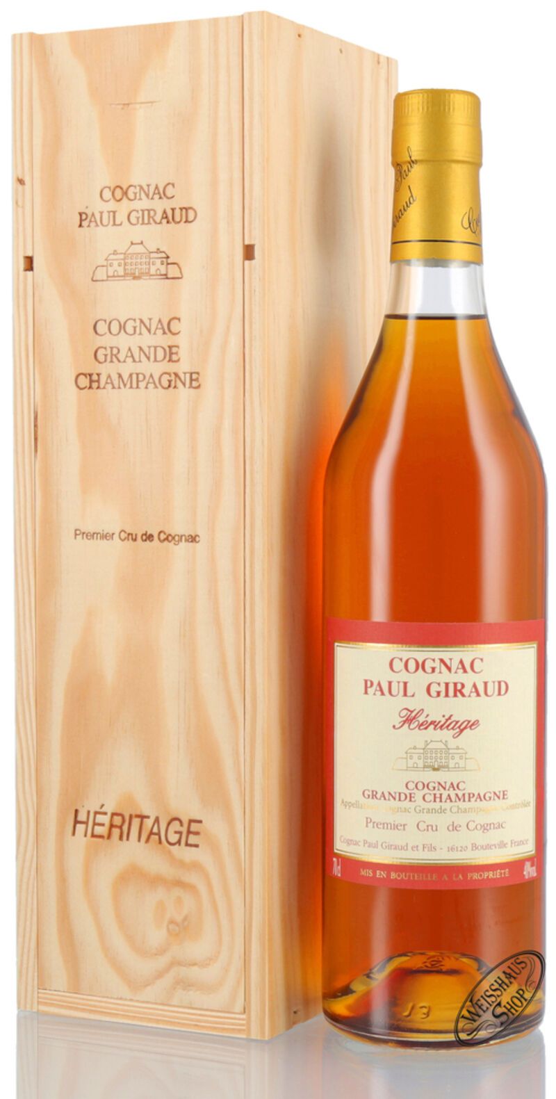 Paul Giraud Cognac Heritage 40% vol. 0,70l | Weisshaus Shop