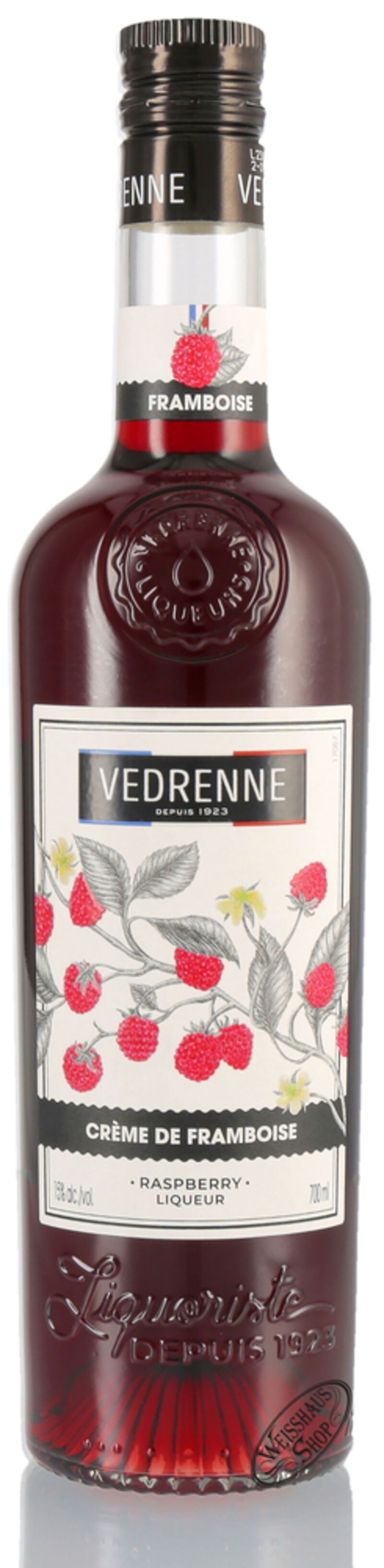 Vedrenne Liqueur Creme de Framboise 15% vol. 0,70l | Weisshaus Shop